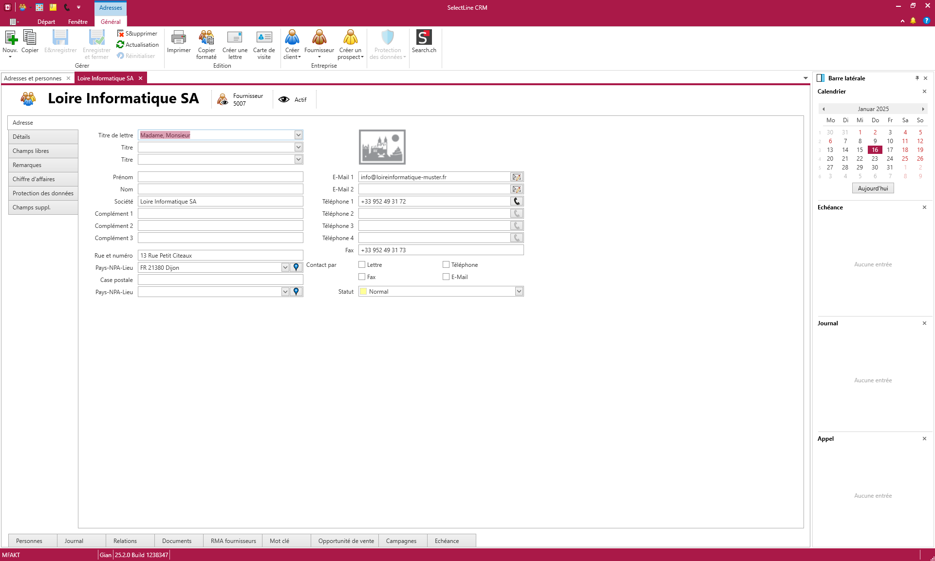 SelectLine CRM.NG - selectline.ch FR